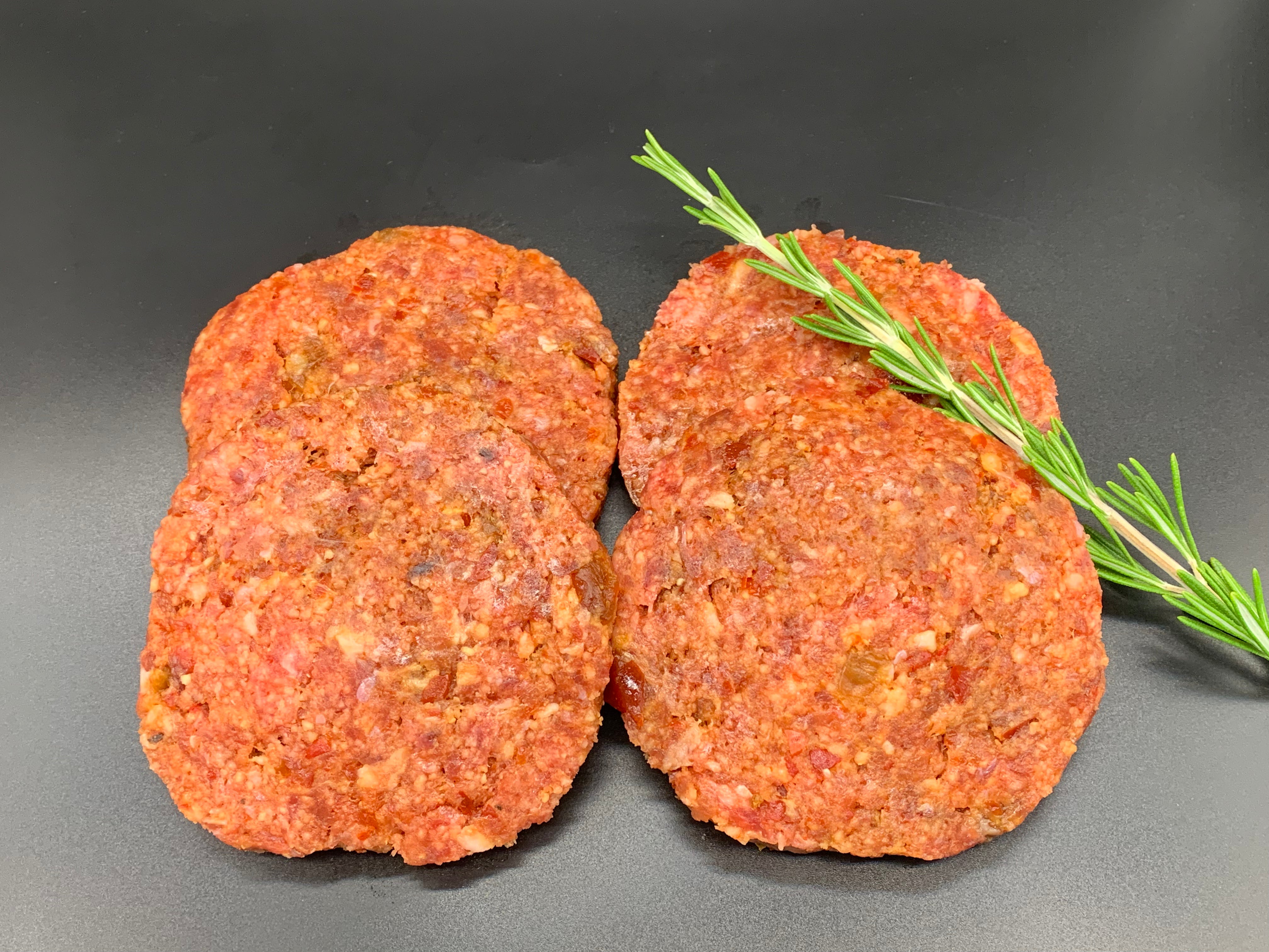 Chilli Jam Beef Burgers – Becky's Butchers